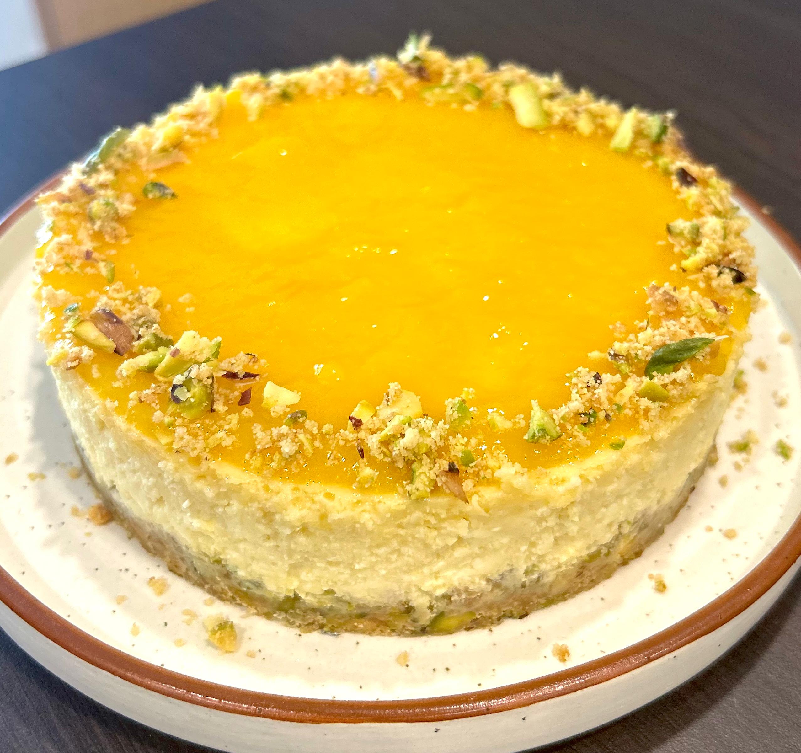 Mango Pistachio Cheesecake – Redmoon bakery